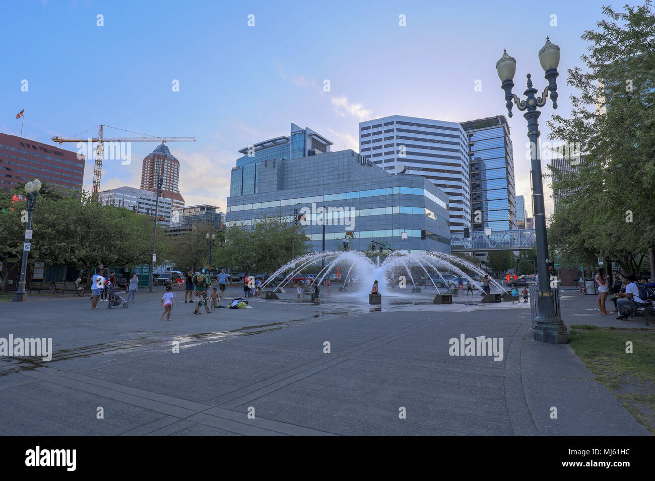 Portland, Oregon, USA - April 27, 2018 : Scenery of Tom McCall ...