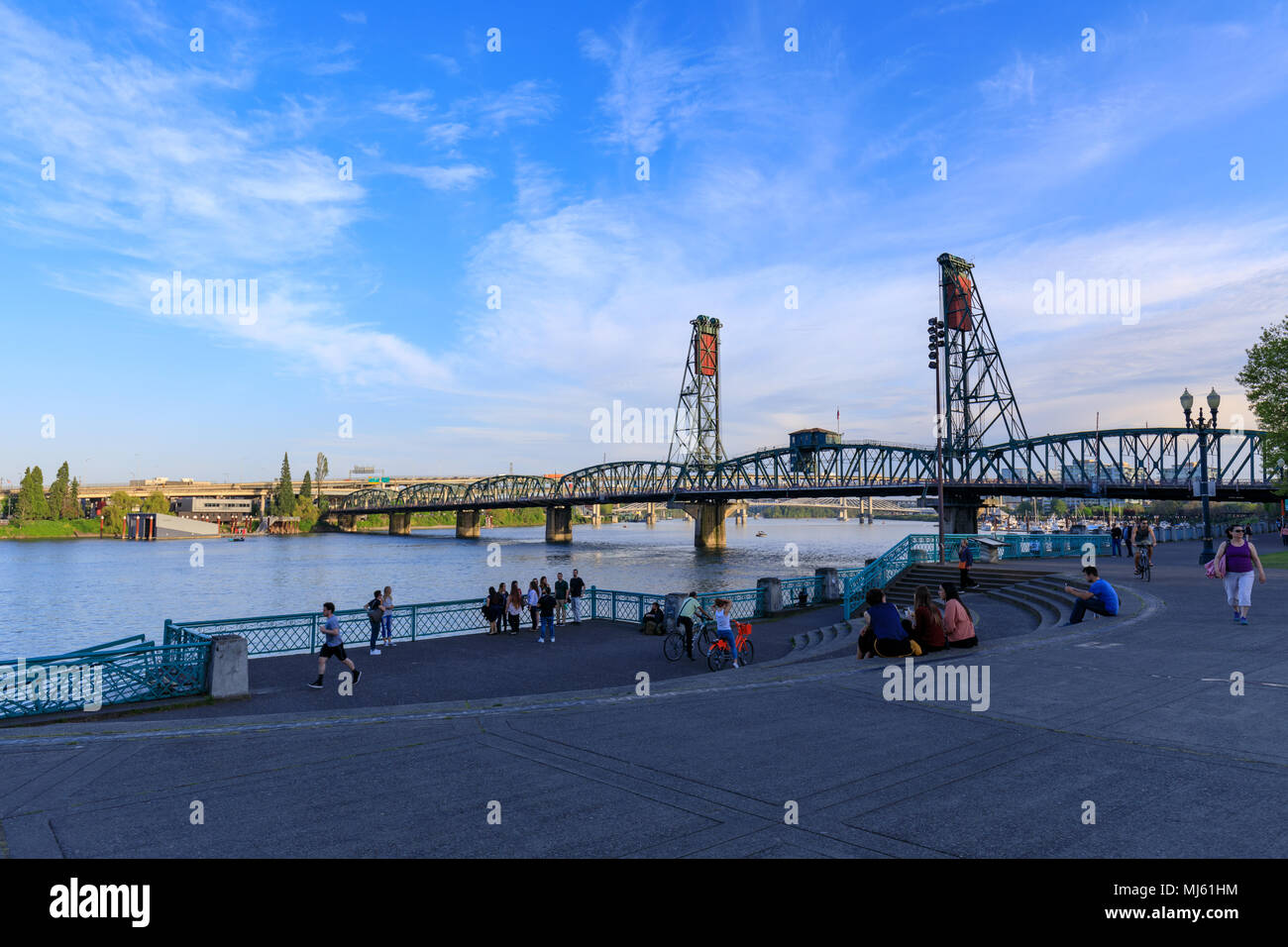 Portland, Oregon, USA - April 27, 2018 : Scenery of Tom McCall ...