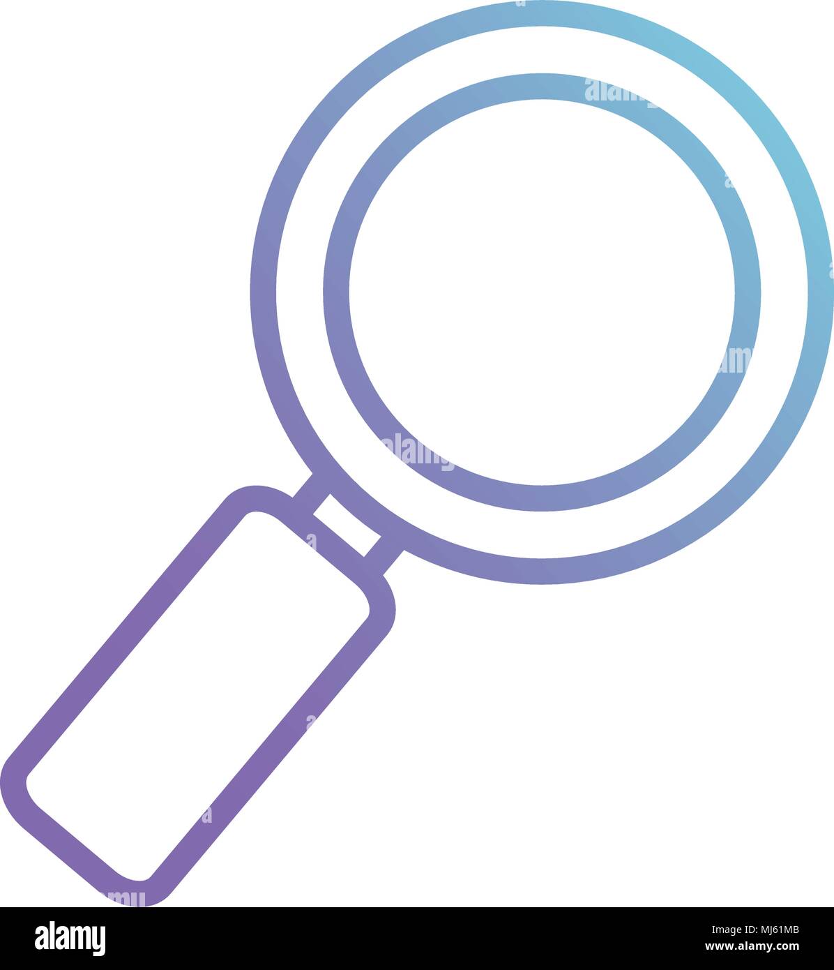 magnifying glass isolated icon Stock Vector Image & Art - Alamy