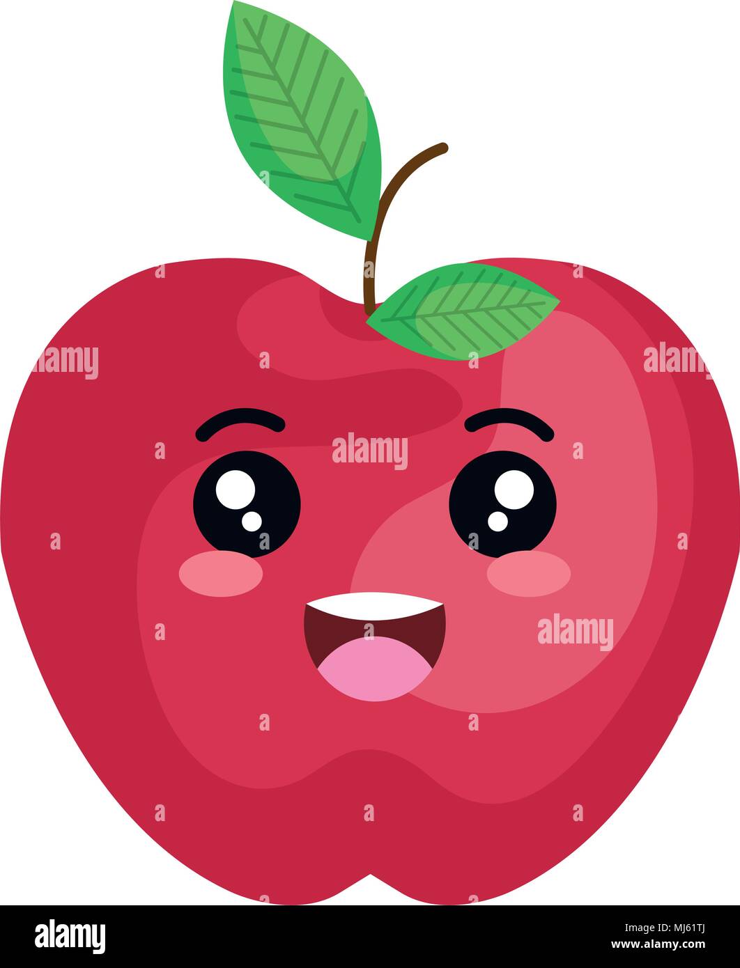 apple fresh fruit icon Stock Vector Image & Art - Alamy