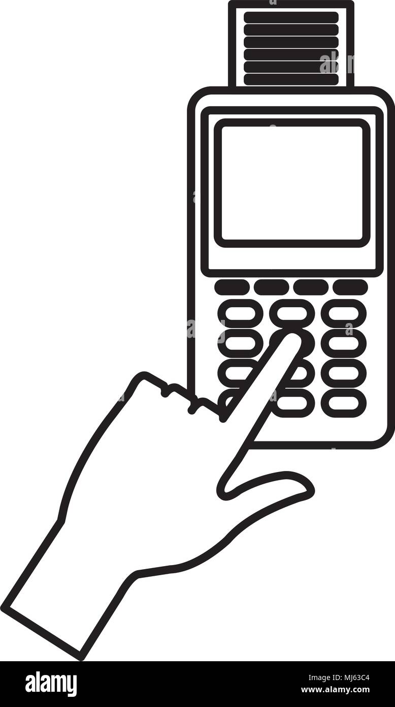 hand using voucher machine Stock Vector Image & Art - Alamy