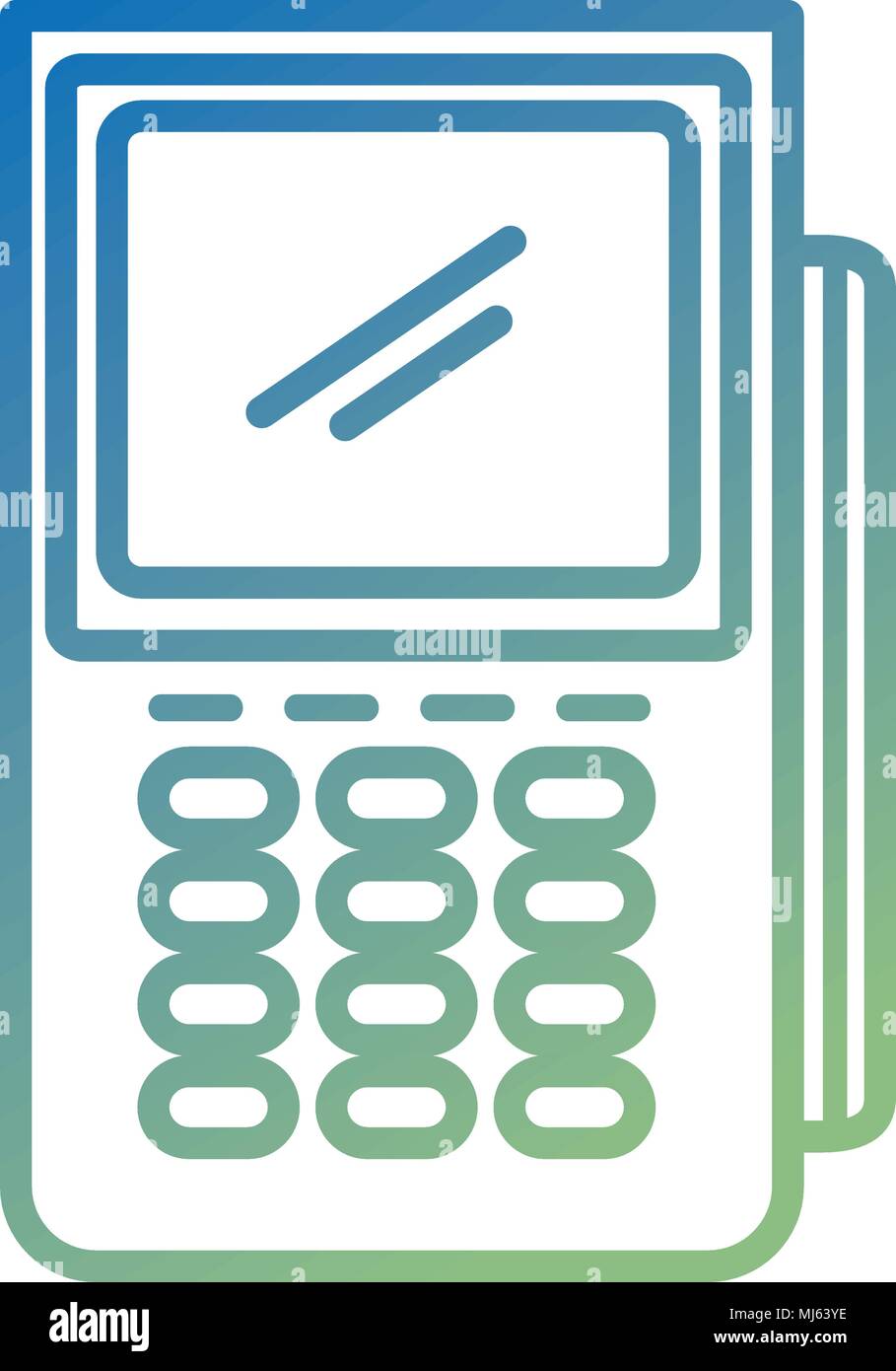 Voucher machine isolated icon hi-res stock photography and images - Alamy