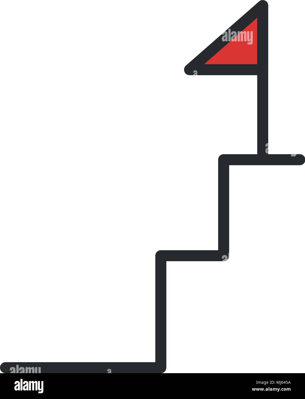 Go Up The Stairs Stock Vector Images - Alamy