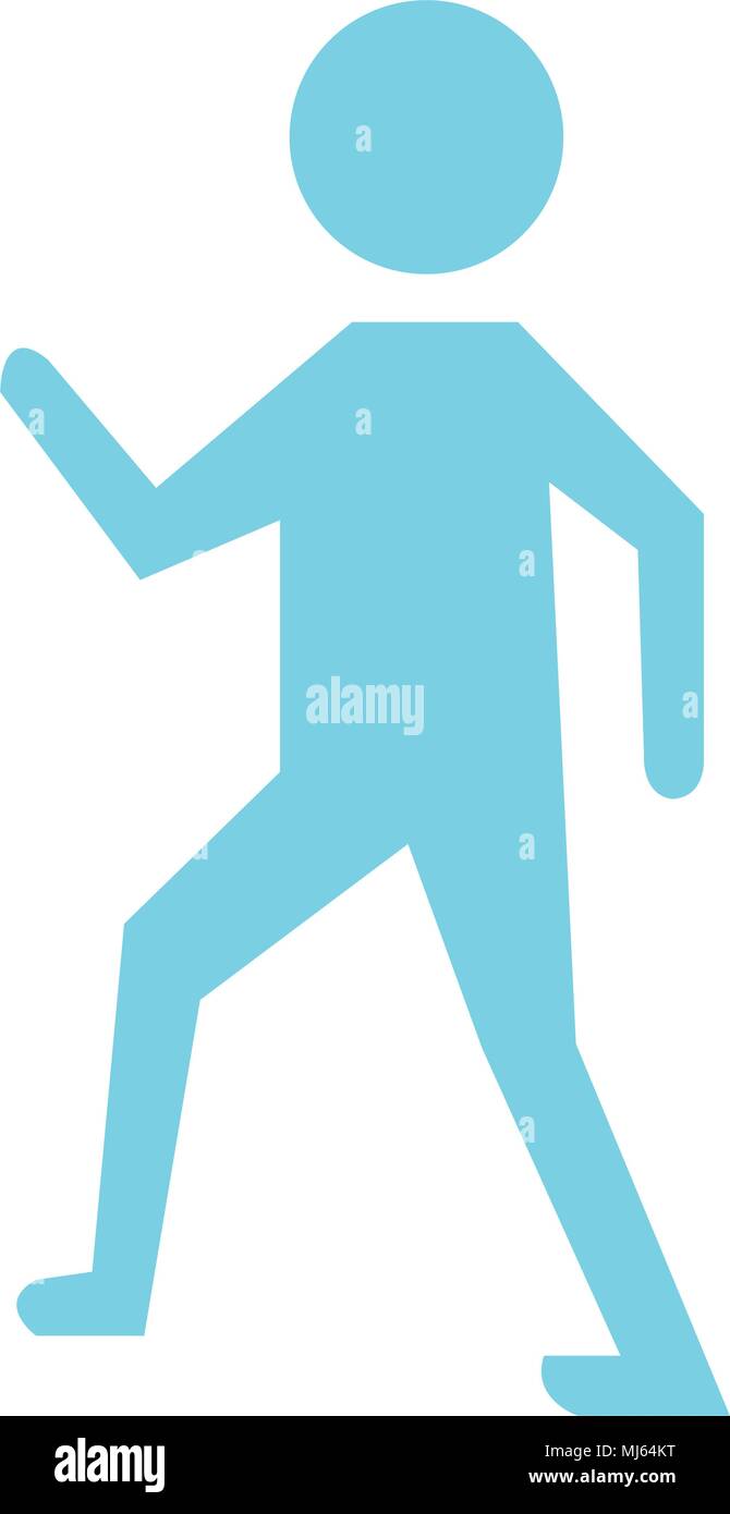human figure walking silhouette icon Stock Vector Image & Art - Alamy