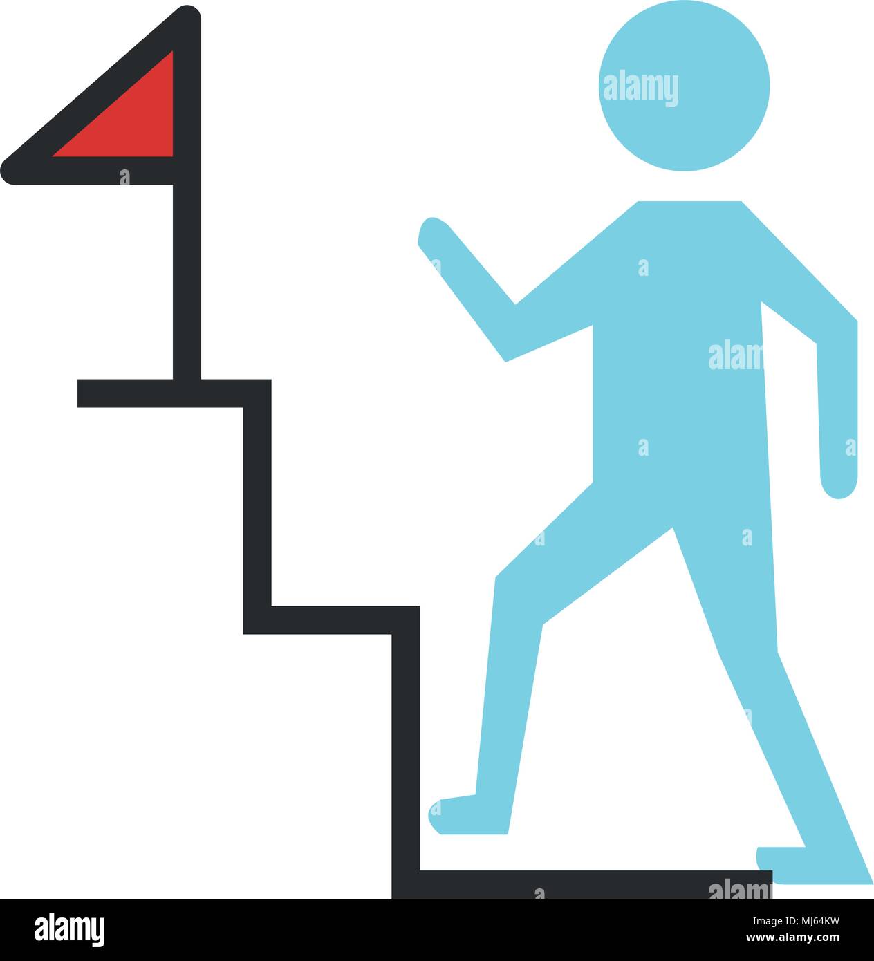human figure climbing stairs silhouette icon Stock Vector Image & Art ... human figure climbing stairs silhouette icon Stock Vector Image & Art ...