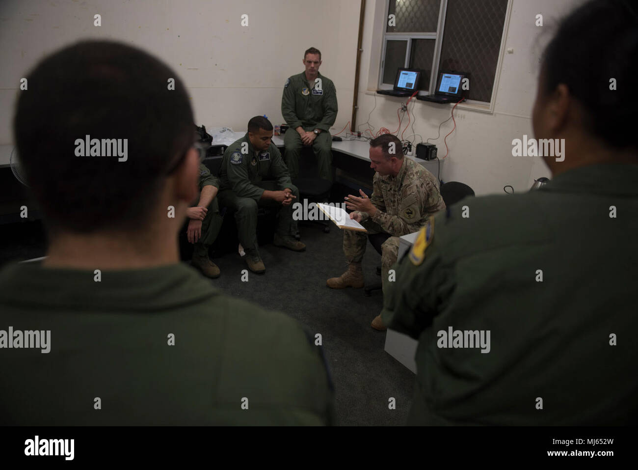U.S. Army Capt. Craig Osbeck, 5th Battlefield Coordination Detachment ...