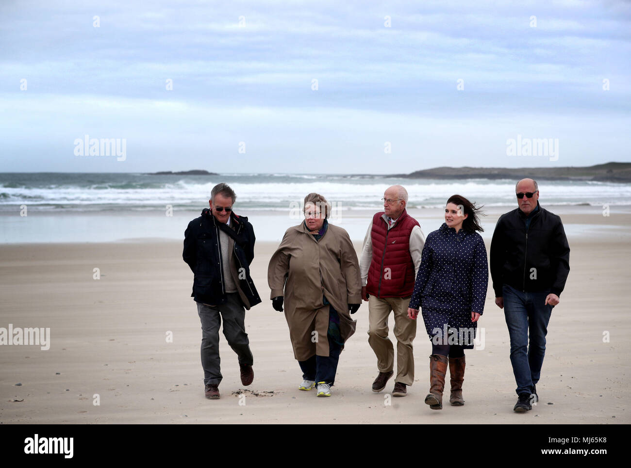 (left to right) Nick Hide, Lynne Vandertie, John Roberts, Morvern ...