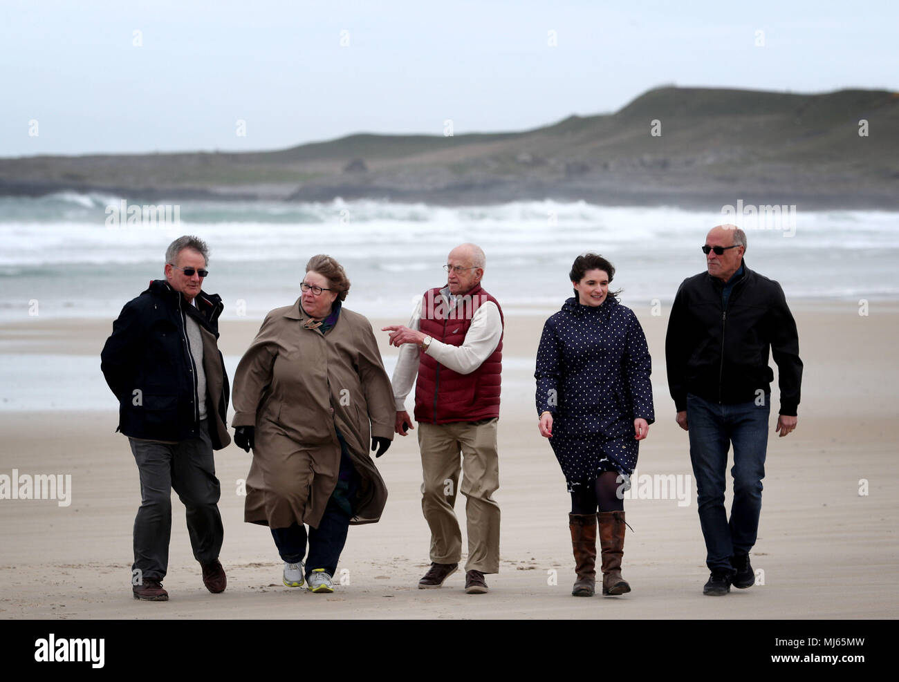 (left to right) Nick Hide, Lynne Vandertie, John Roberts, Morvern ...