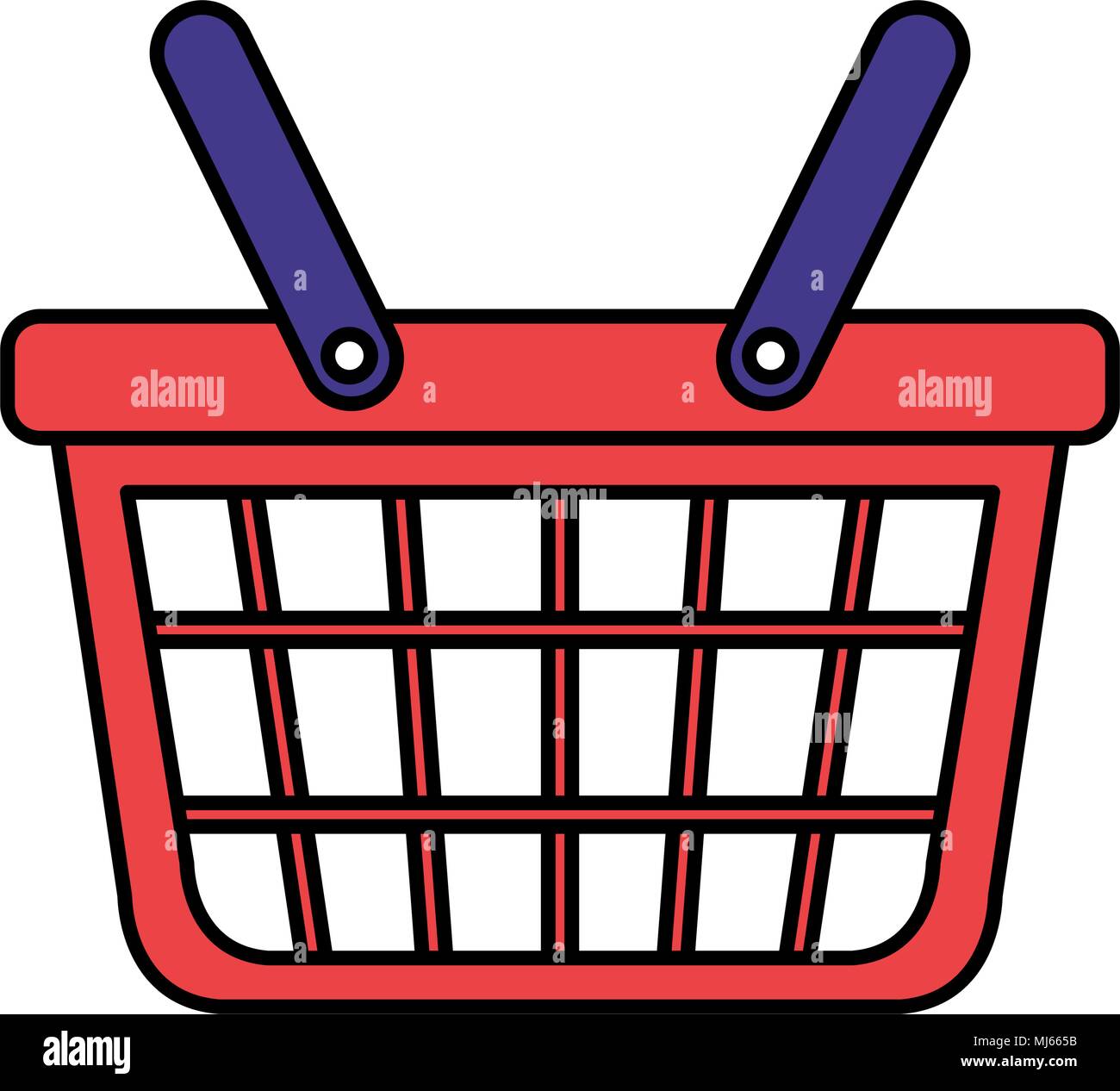 Modern plastic empty shopping Stock Vector Images - Alamy