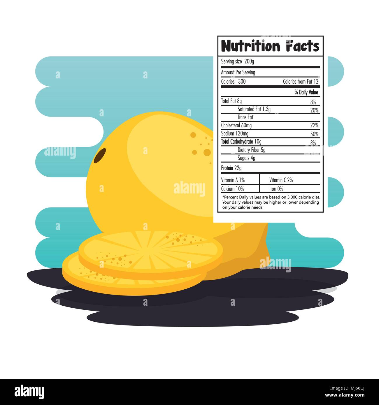 guava with nutrition facts Stock Vector Image & Art - Alamy