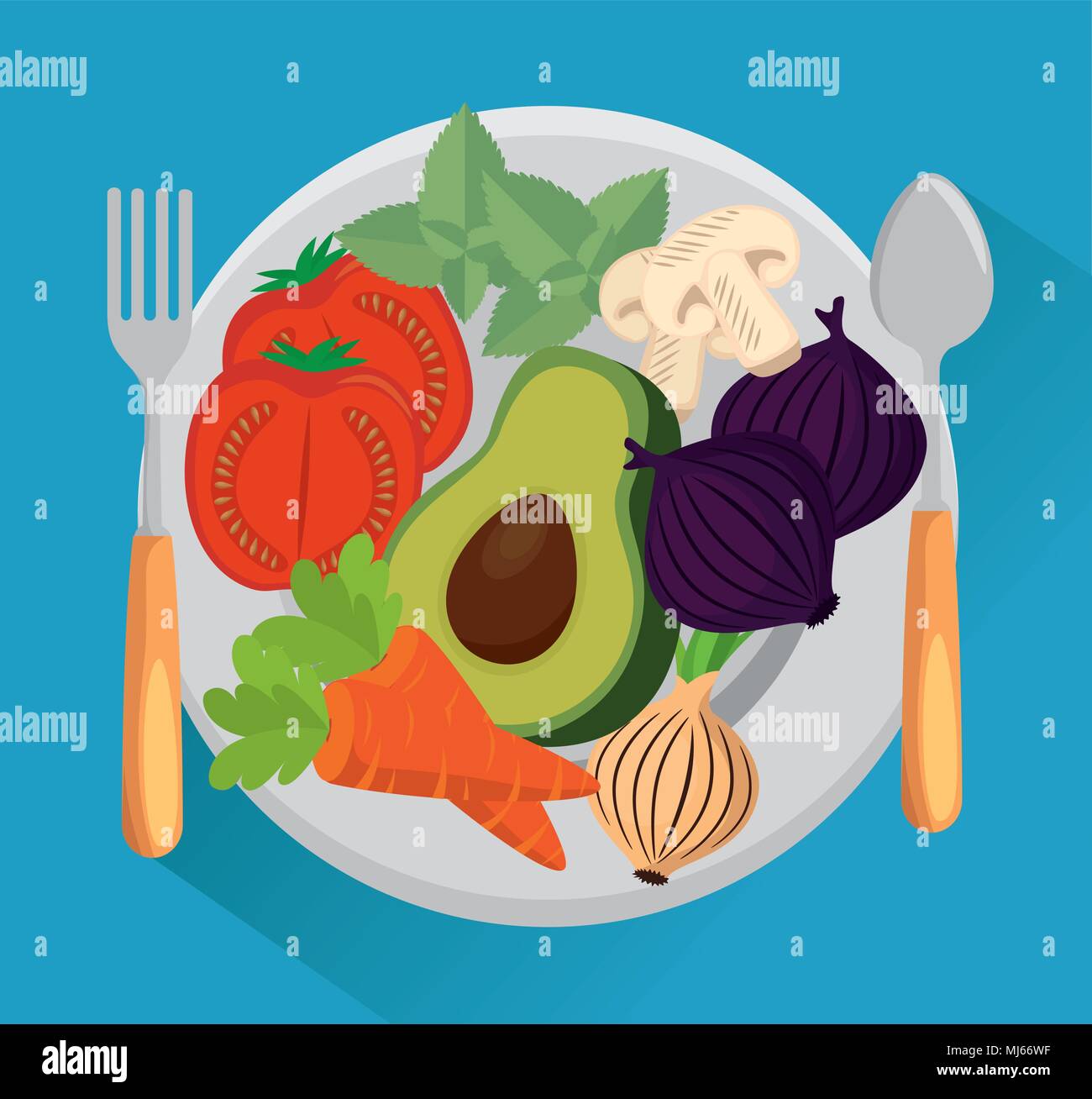 Group of dish Stock Vector Images - Alamy