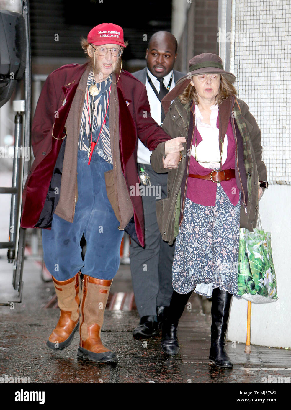 John McCrririck outside ITV Studios Featuring: John McCririck Where ...