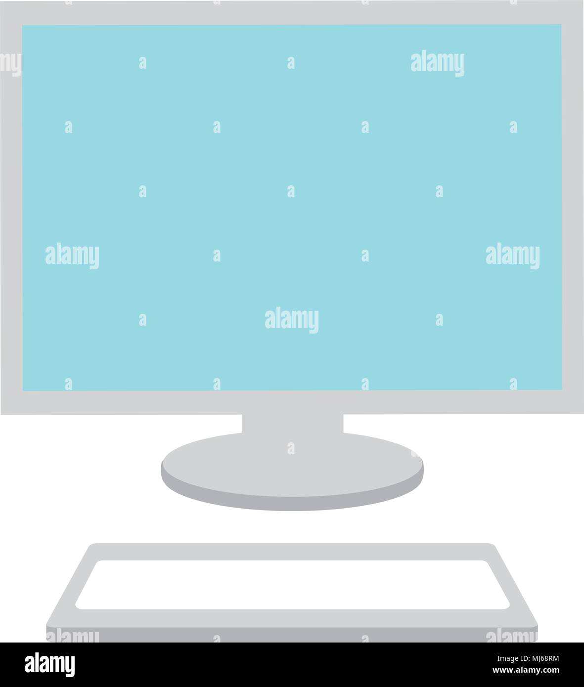 desktop computer isolated icon Stock Vector Image & Art - Alamy