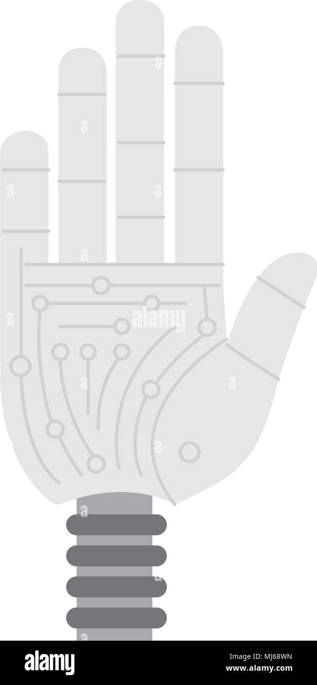 hand robot humanoid icon Stock Vector Image & Art - Alamy