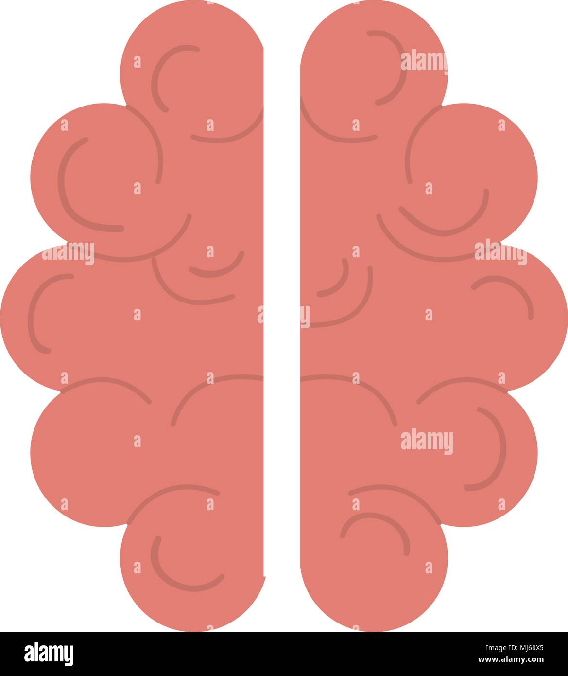 human brain organ icon Stock Vector Image & Art - Alamy