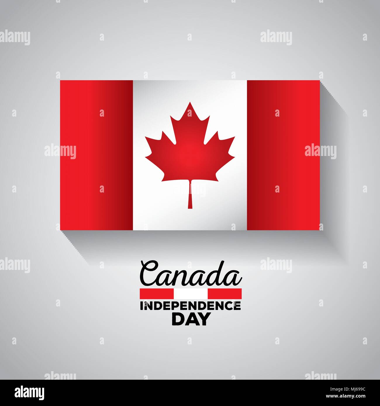 Canadian red colors Stock Vector Images - Alamy