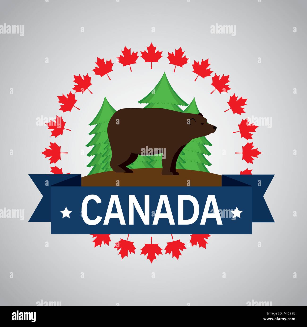 Grizzly bear country sign Stock Vector Images - Alamy