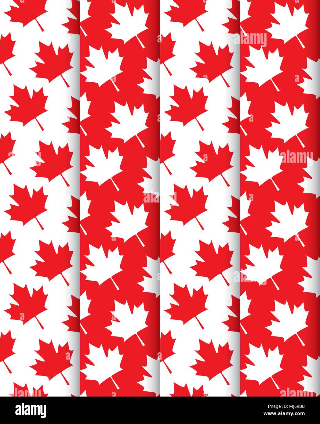 maple leafs canadian pattern background Stock Vector Image & Art - Alamy