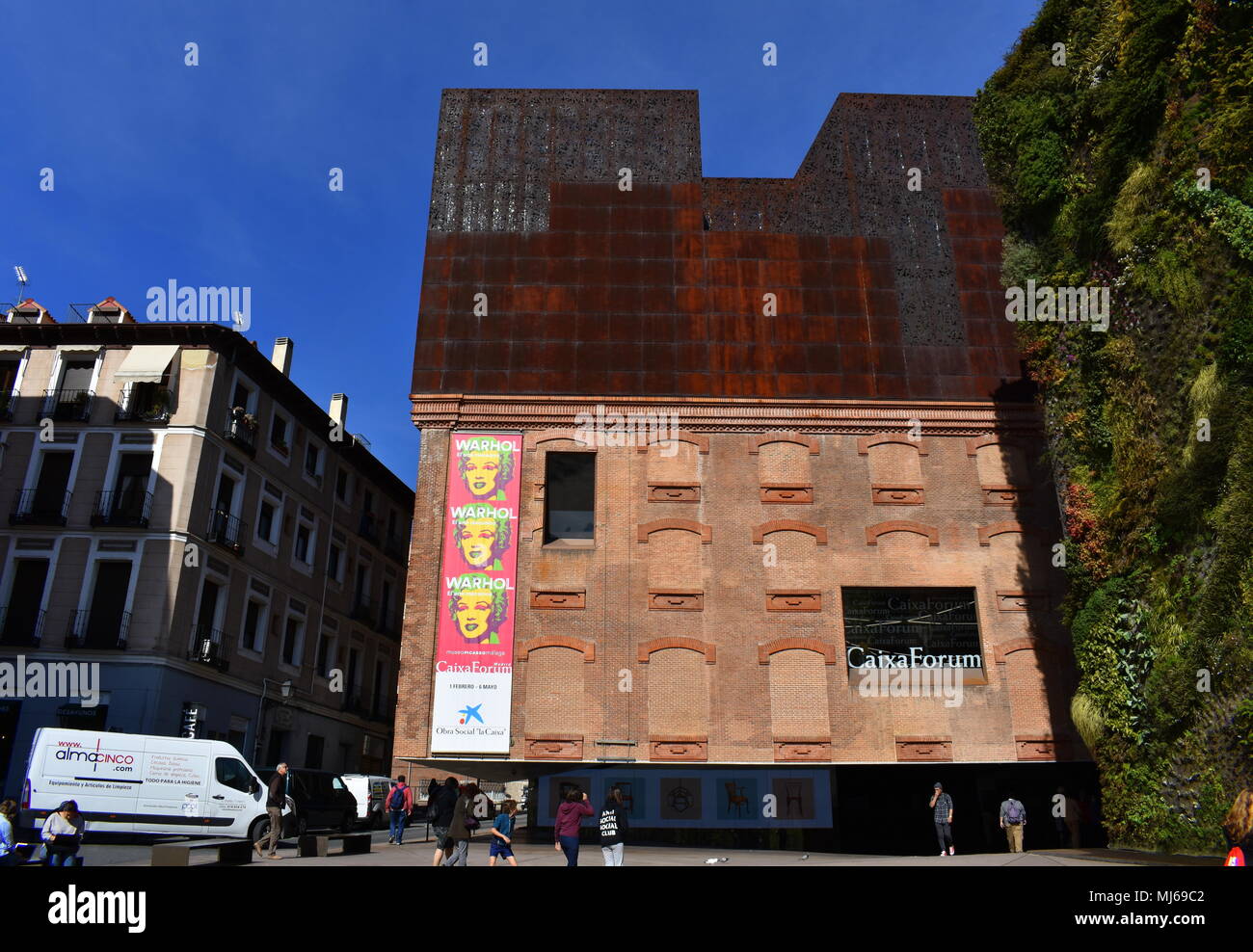Caixa forum museum vertical garden hi-res stock photography and images ...