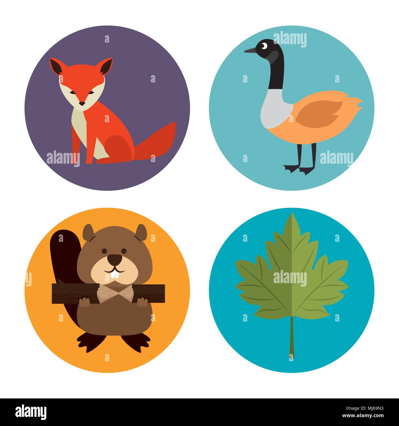 Canadian group Stock Vector Images - Alamy