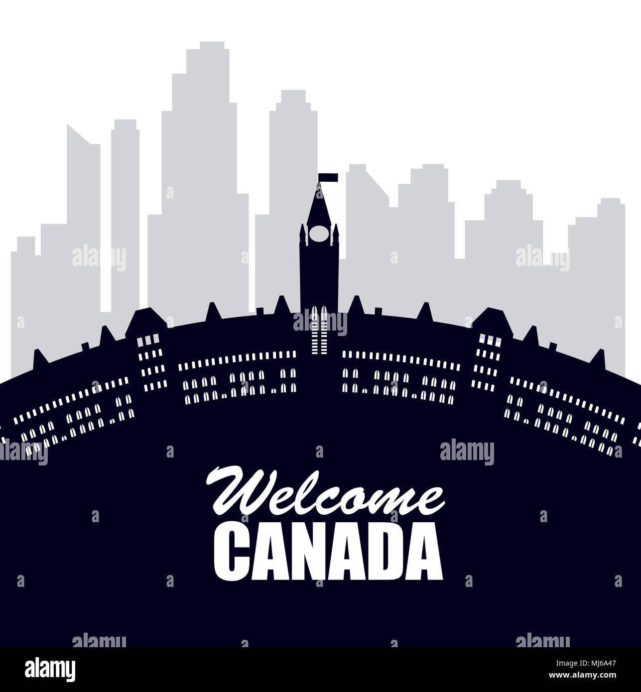 Canadian Castle Stock Vector Images - Alamy