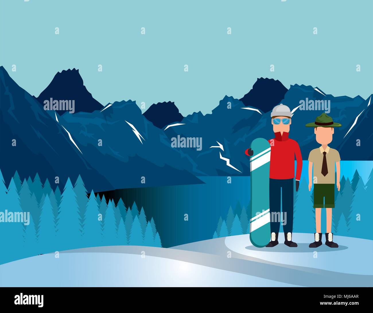 Canada park ranger Stock Vector Images - Alamy