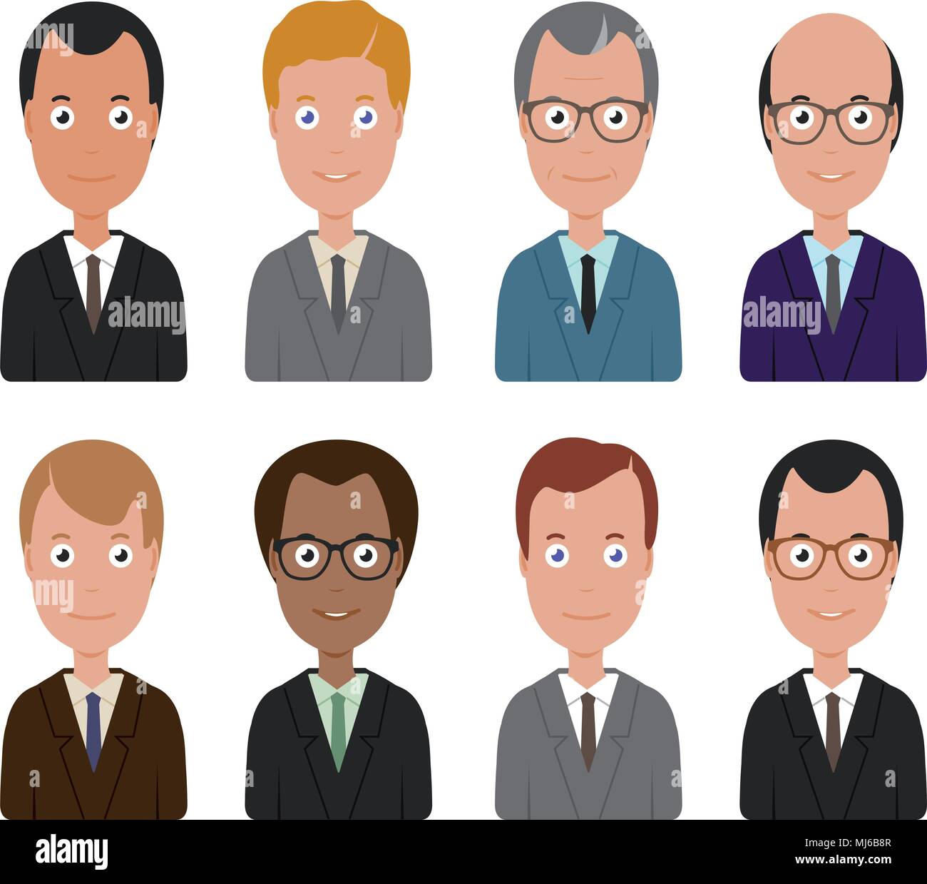 Multicultural businessman Stock Vector Images - Alamy
