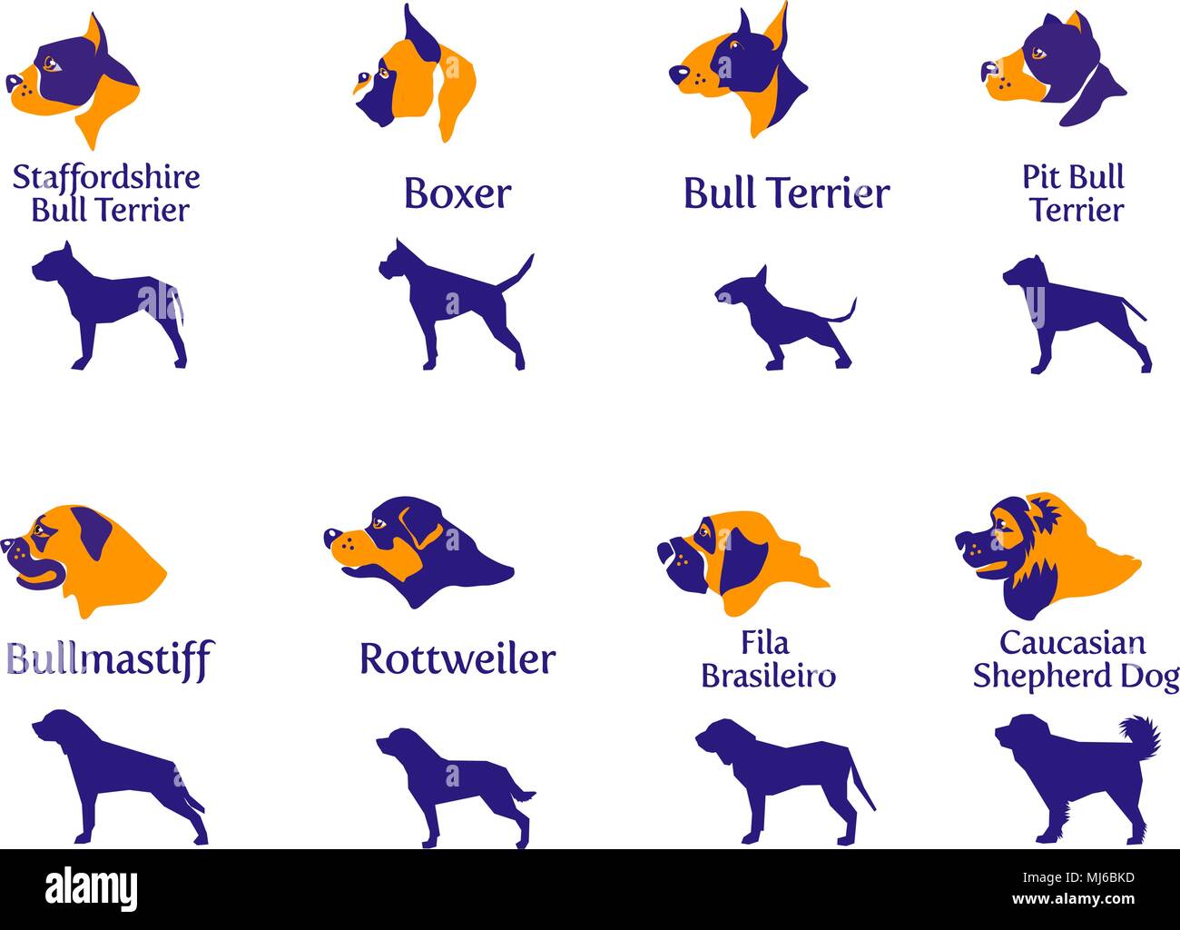 Boxer Silhouette Stock Vector Images - Alamy