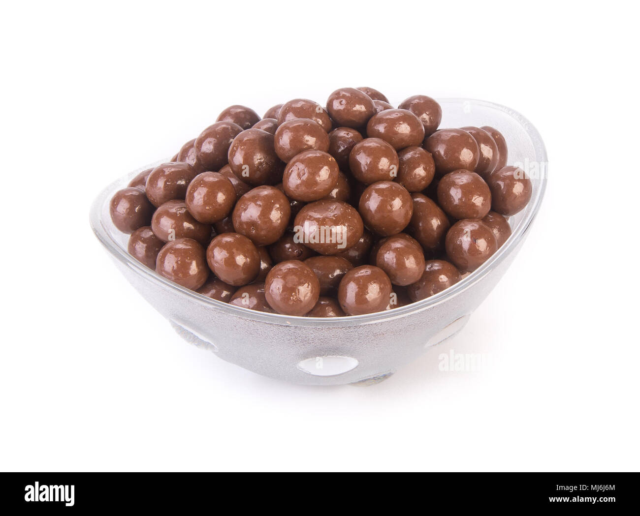 chocolate balls. chocolate balls in bowl on a background Stock Photo ...