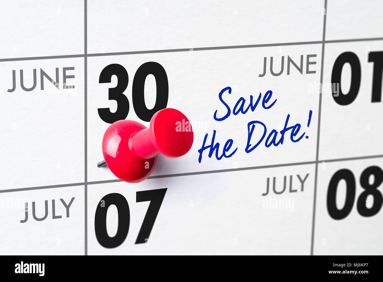 June 30 date calendar change hi-res stock photography and images - Alamy