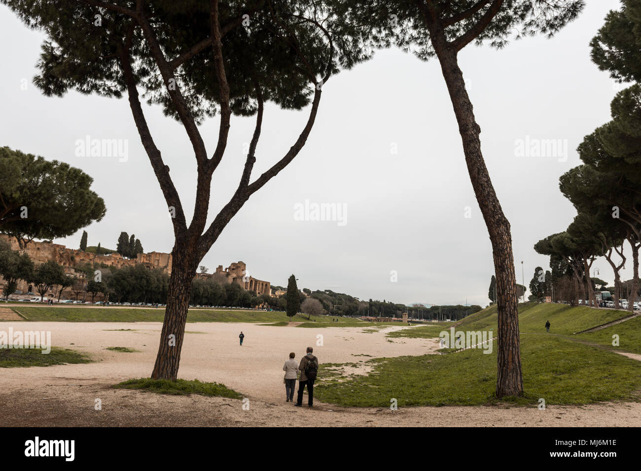 ROME, ITALY, MARCH 08, 2018: Horizontal picture of the beautiful Circus ...