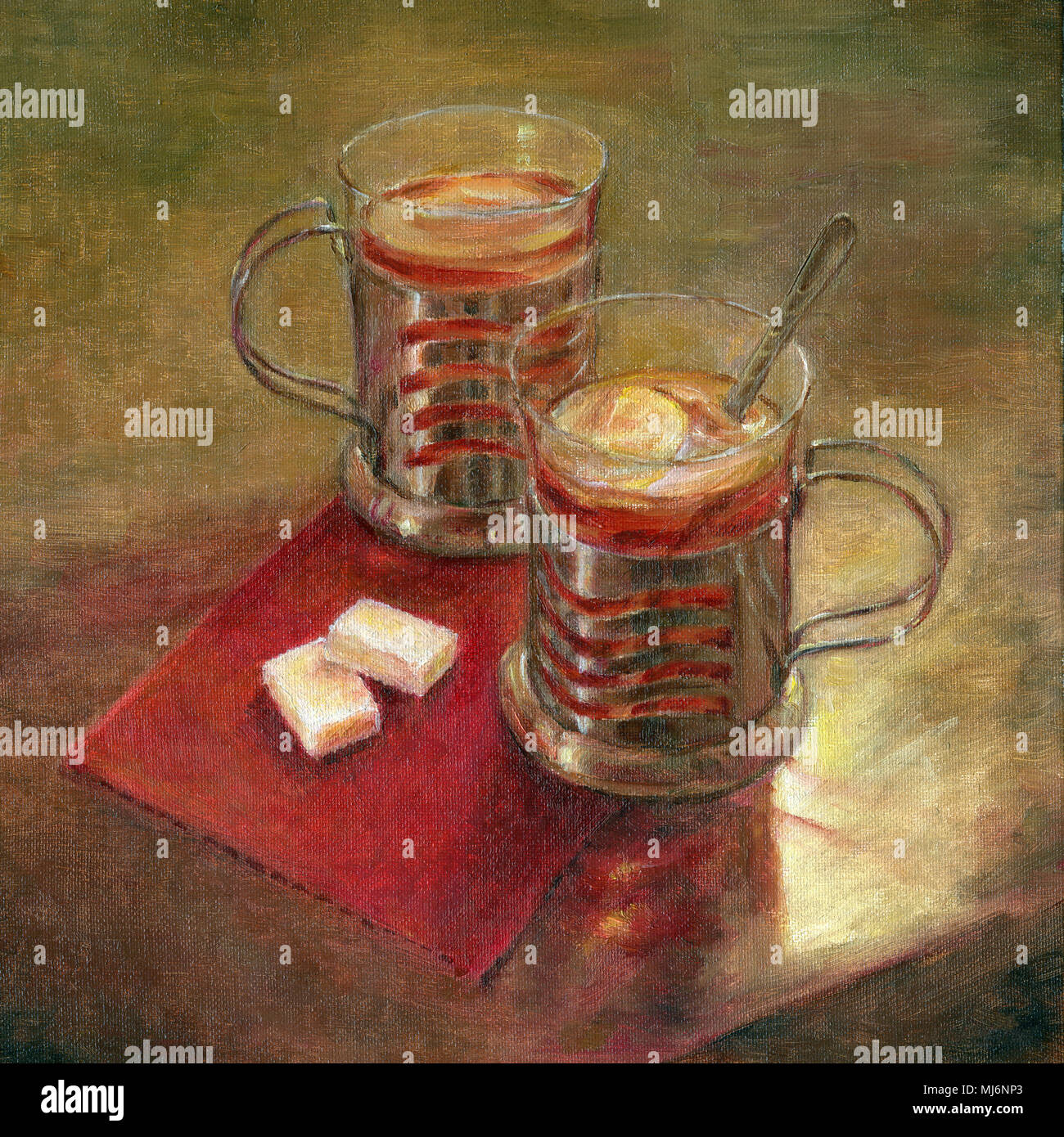 Still life painting cake hi-res stock photography and images - Alamy