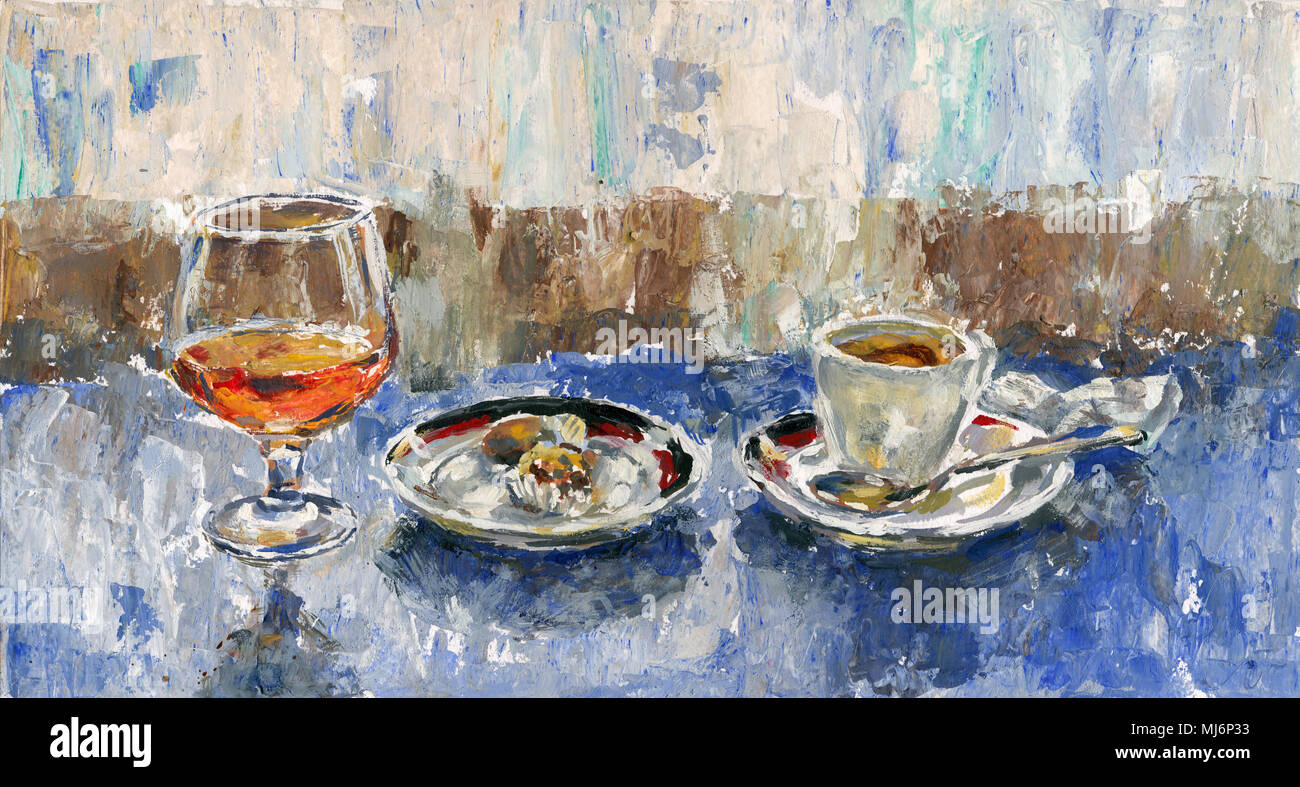 Still life fine art. Caps of tea/coffee Stock Photo - Alamy