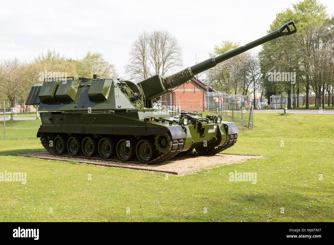 British AS-90 SP self propelled gunship tank, Royal Regiment of ...