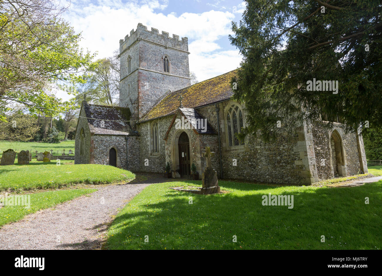 Church of Saint Peter, Winterbourne Stoke, Wiltshire, England, UK Stock ...