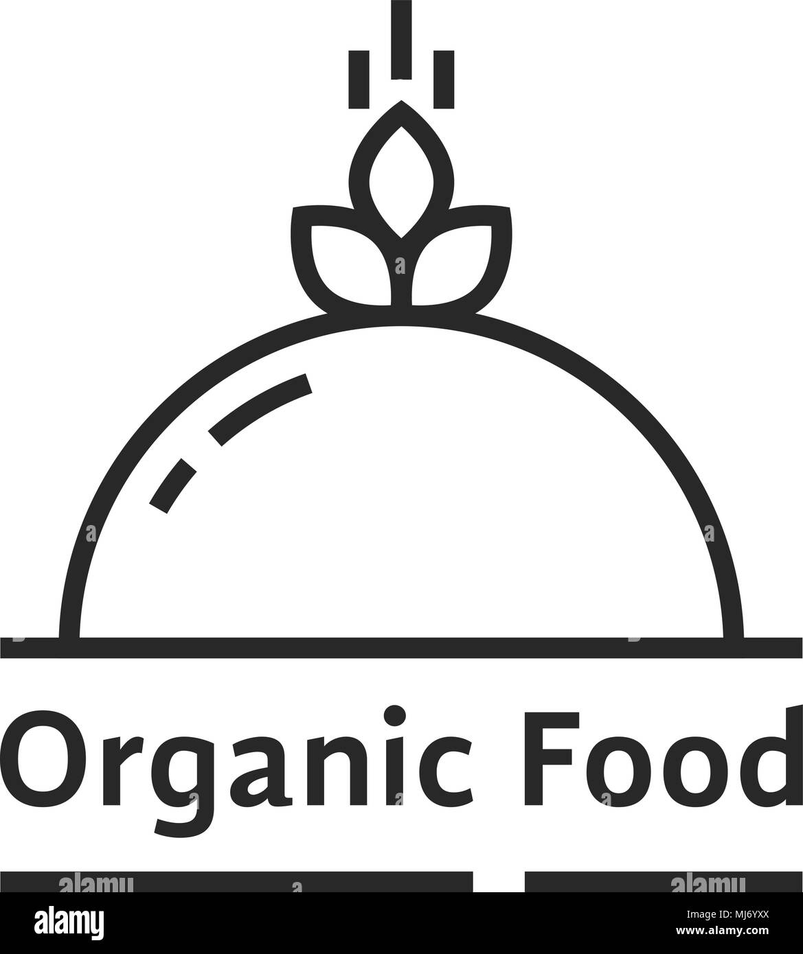 Organic food logo hi-res stock photography and images - Alamy