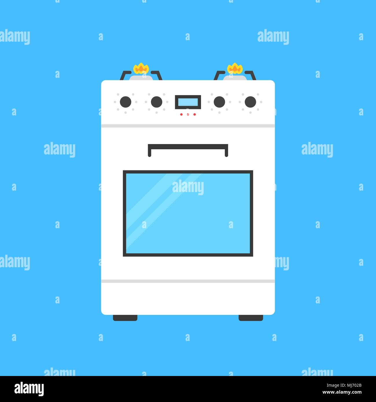 Gas preparing Stock Vector Images - Alamy