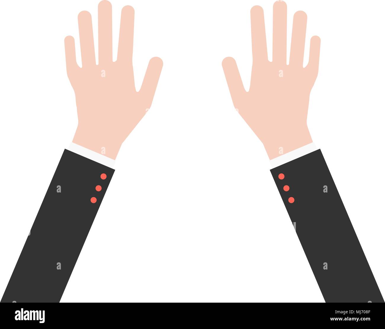 Arm in business suit Stock Vector Images - Alamy