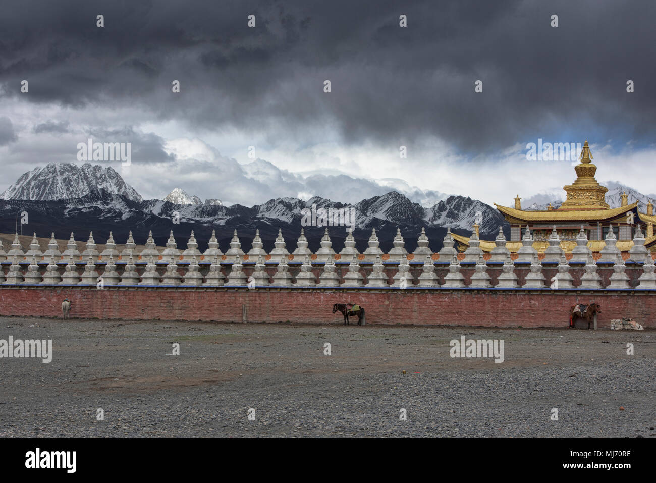 Yala snow mountains hi-res stock photography and images - Alamy