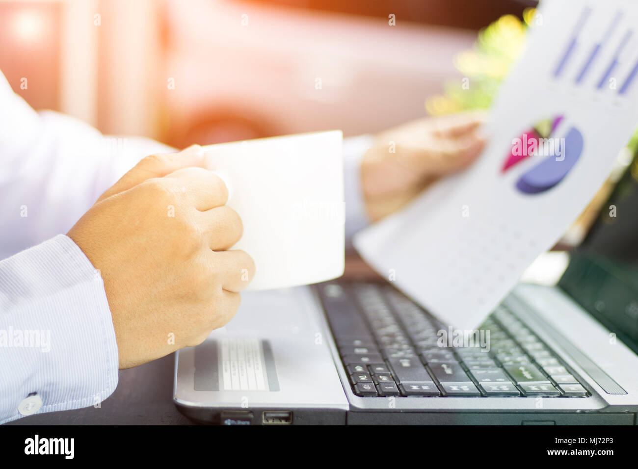 Team chart with cofee hi-res stock photography and images - Alamy