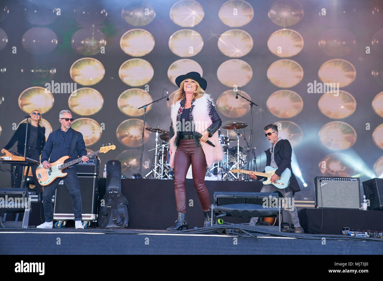 Helene Fischer in concert 2018, Ischgl, April 30, 2018 German superstar ...