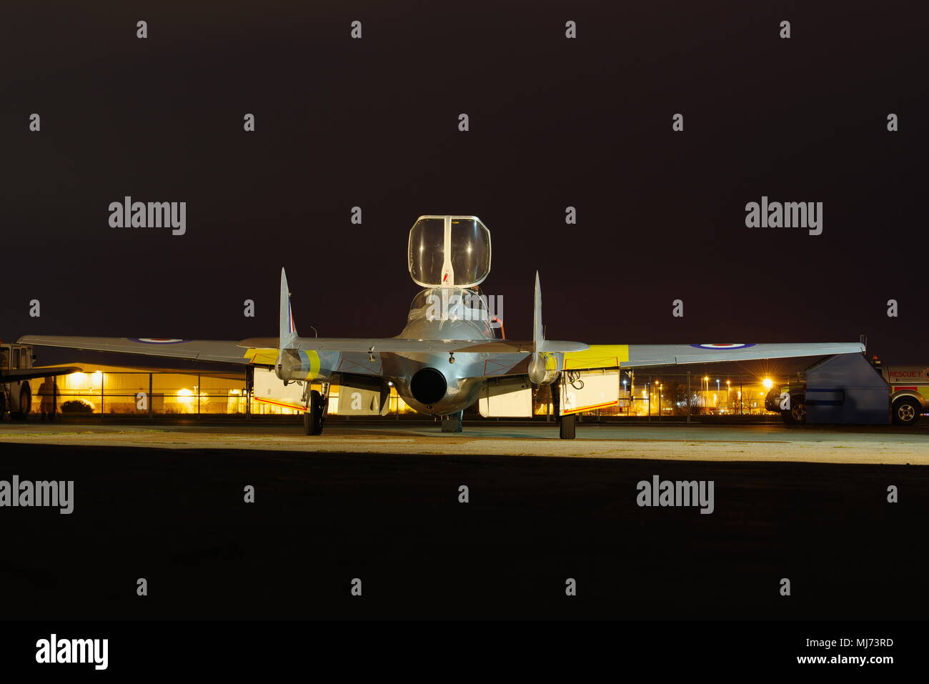 de Havilland Vampire T11 WZ507, G-VTII Stock Photo - Alamy