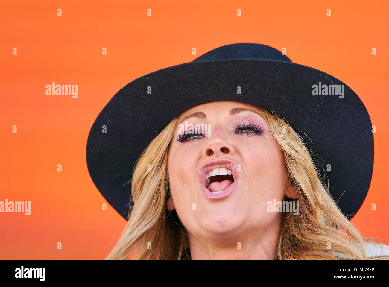 Helene Fischer in concert 2018, Ischgl, April 30, 2018 German superstar ...