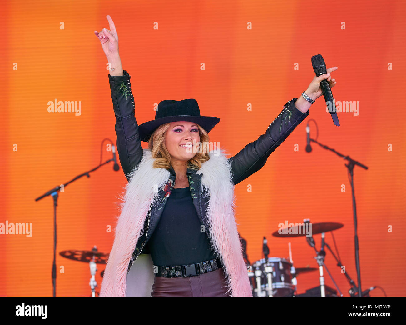 Helene Fischer in concert 2018, Ischgl, April 30, 2018 German superstar ...