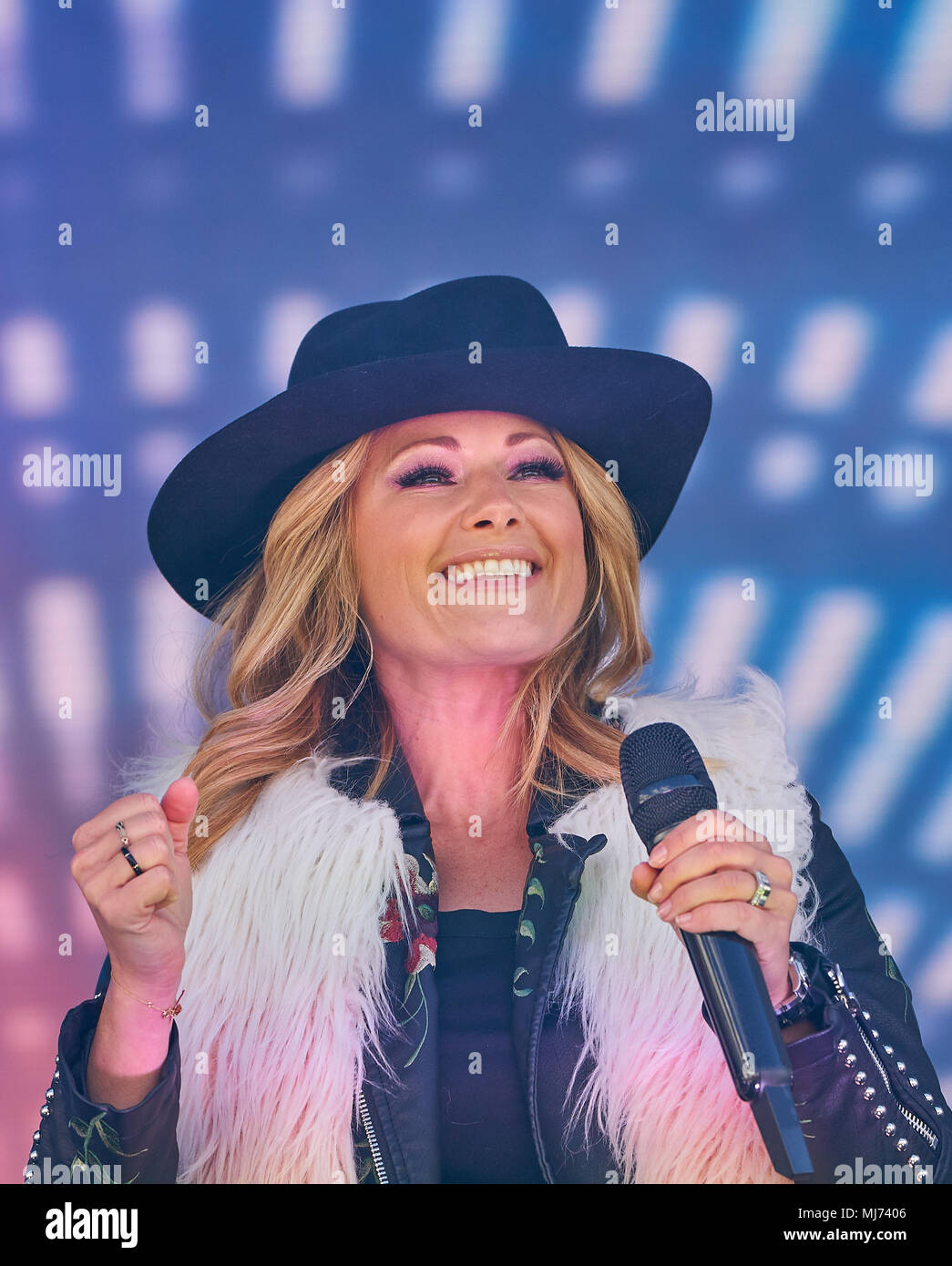 Helene Fischer in concert 2018, Ischgl, April 30, 2018 German superstar ...