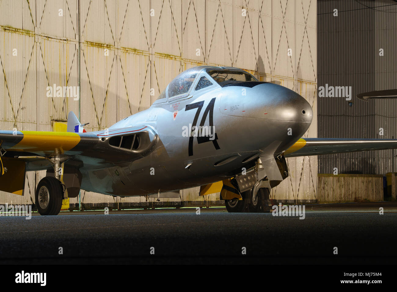 de Havilland Vampire T11 WZ507, G-VTII Stock Photo - Alamy