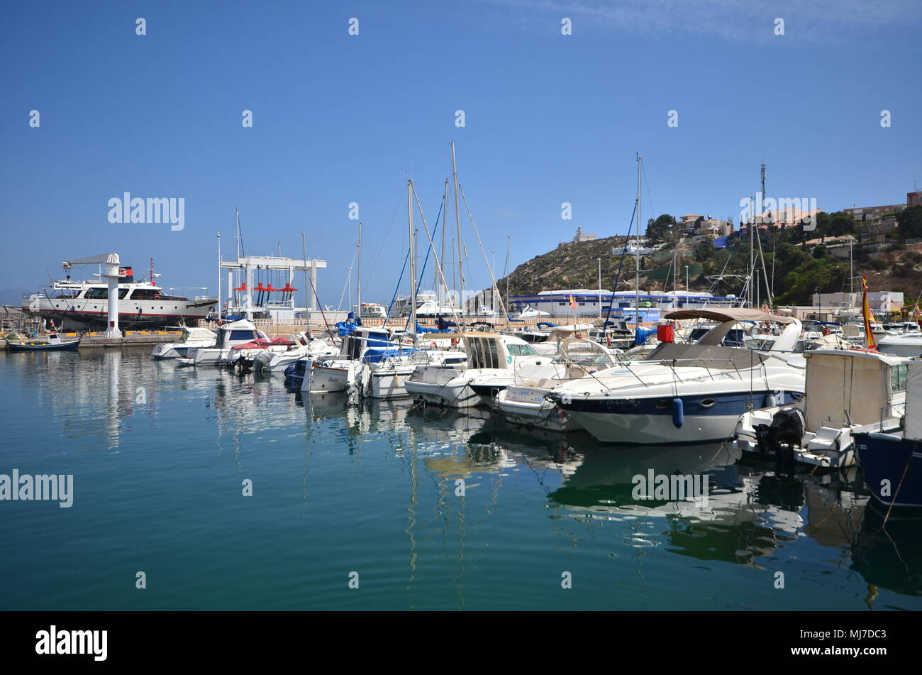 Port of Mazarrón Stock Photo - Alamy