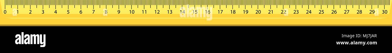 30 cm wood ruler icon, realistic style Stock Vector Image & Art - Alamy