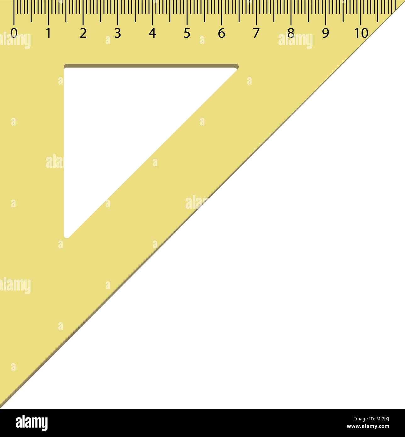 Plastic triangle icon, realistic style Stock Vector Image & Art - Alamy