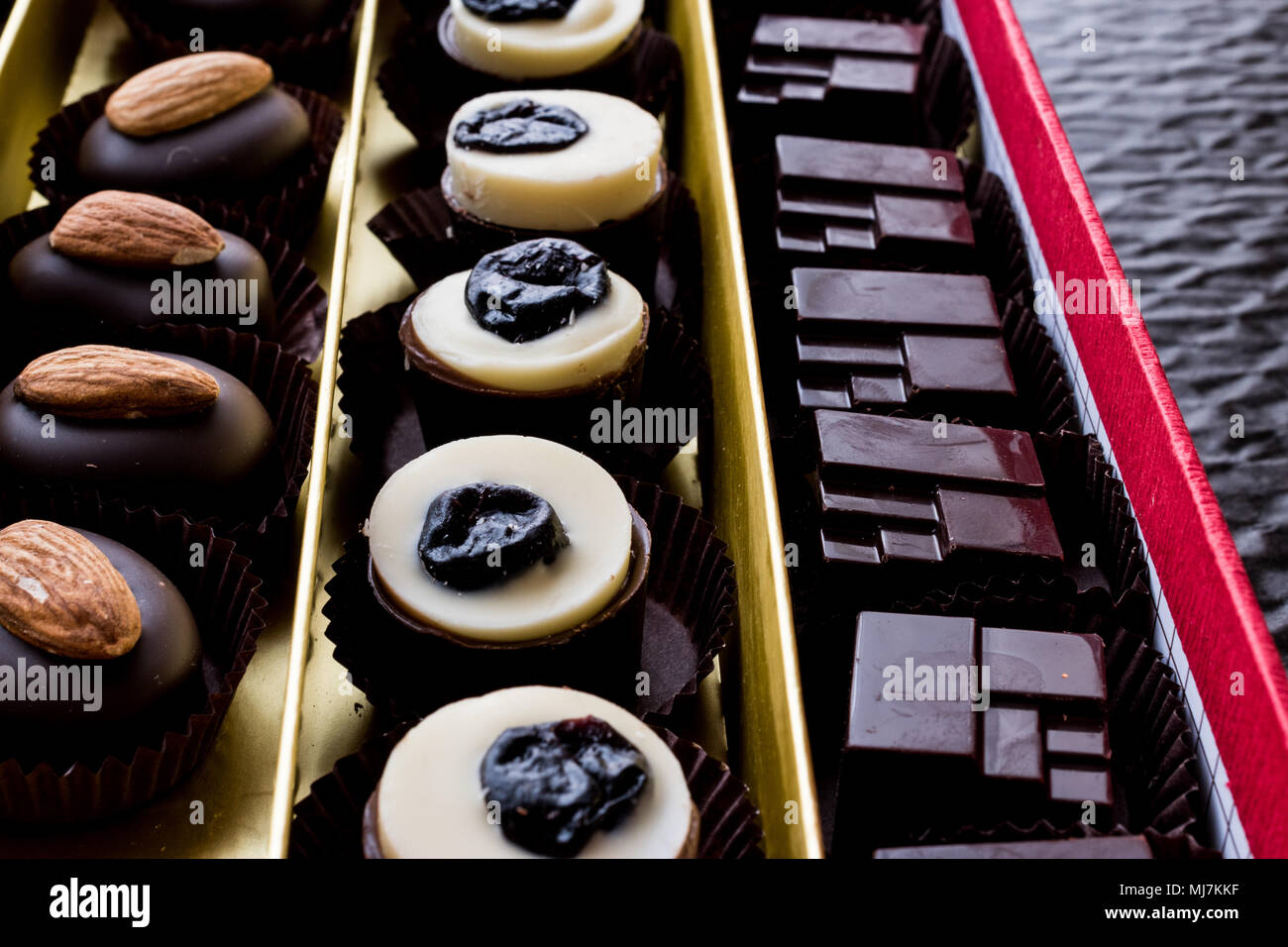 Assortment of chocolates hi-res stock photography and images - Alamy